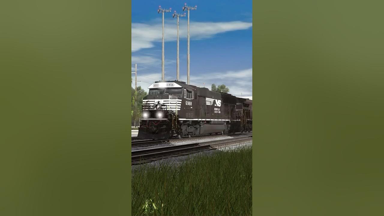 NS 6988 races over the Opeya District - YouTube