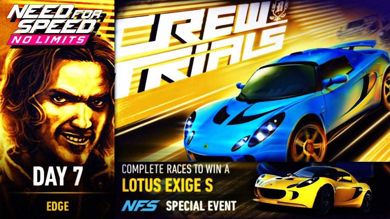 Day 7 - Lotus Exige S (Edge) | NFS No Limits - YouTube