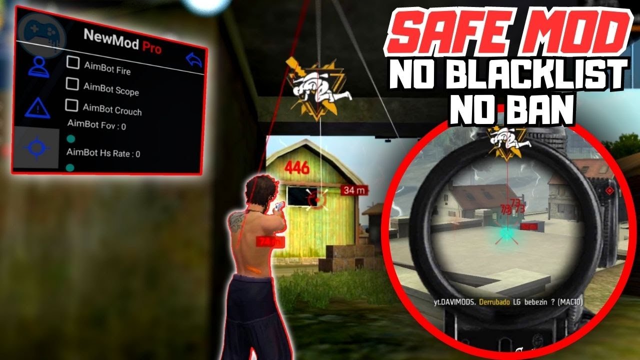 NEW MOD MENU PARA FREE FIRE SAFE NO BLACKLIST NO BAN A DIAS - YouTube