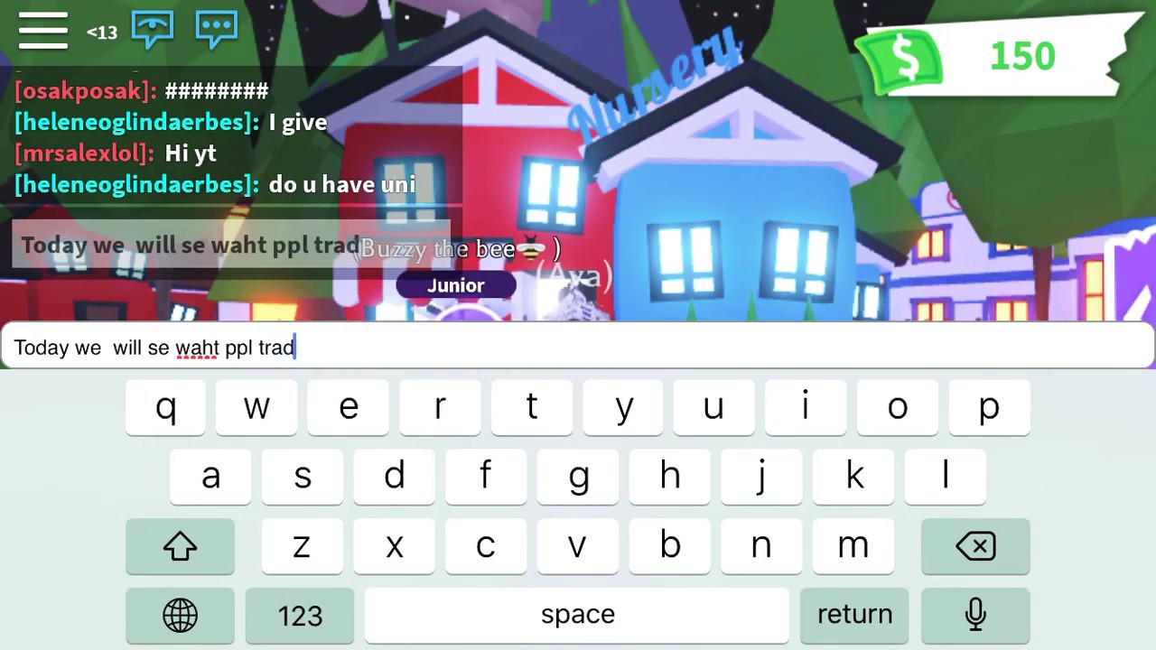 Trading tacos in adopt me 😁😁 met some fans - YouTube