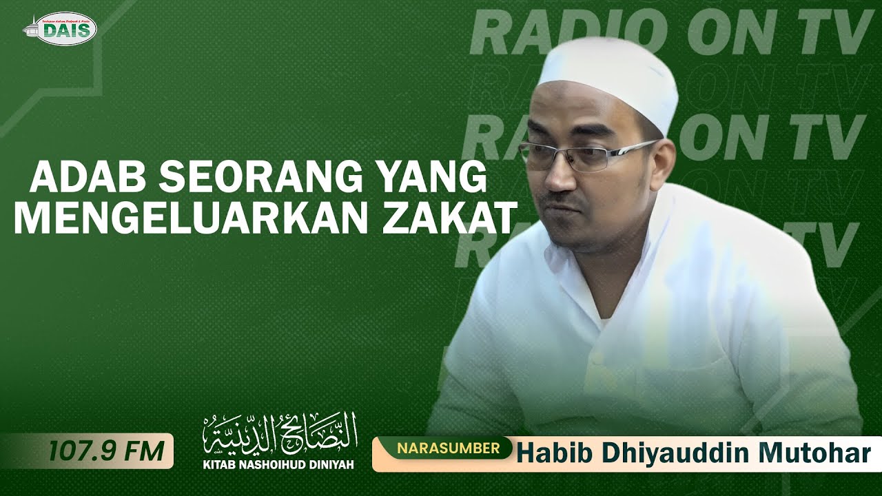 RADIO ON TV || ADAB SEORANG YANG MENGELUARKAN ZAKAT || HABIB MUHAMMAD ...
