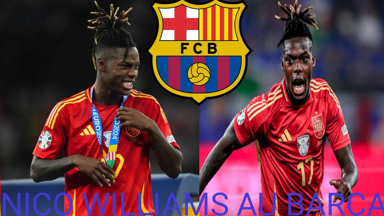 💯 Bonne Nouvelle pour les fans du Barça Nico Williams donne son OK ...