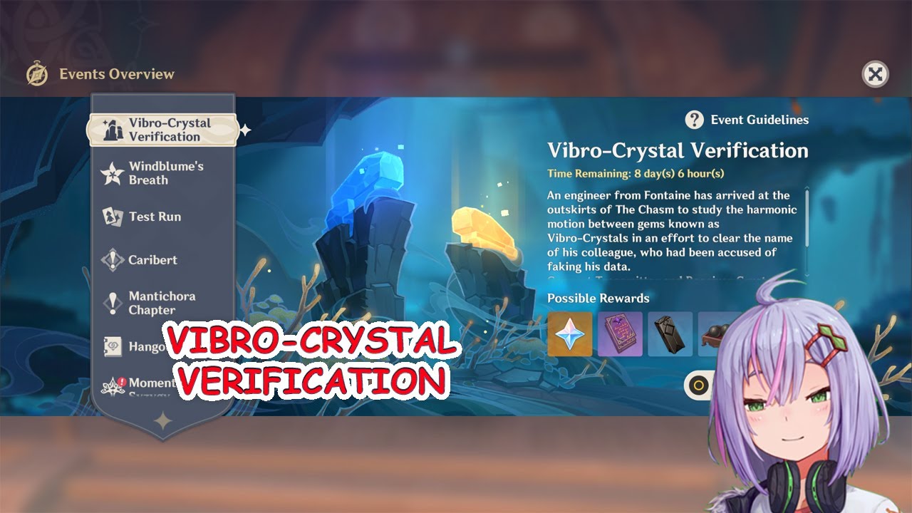 Vibro-Crystal Verification | Genshin Impact | [Vtuber ID] - YouTube