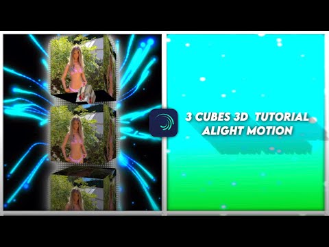 3 cubes 3d alight motion tutorial 🦋// @m.eguu - YouTube