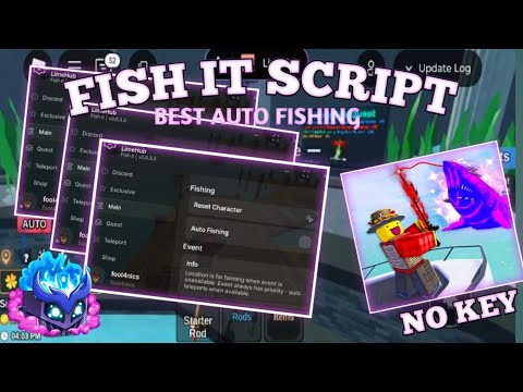 FISH IT ROBLOX SCRIPT ~ Best Auto Farming Script *NO KEY* - YouTube