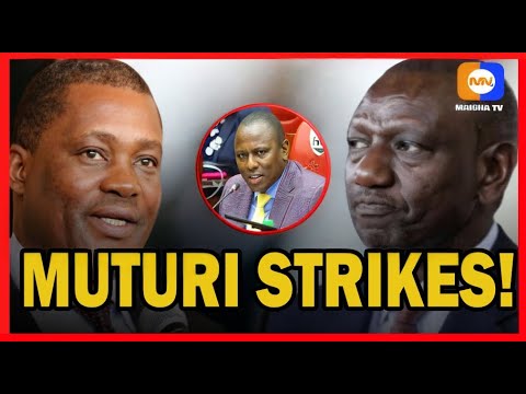 Why Muturi wants Ruto to fire him - YouTube