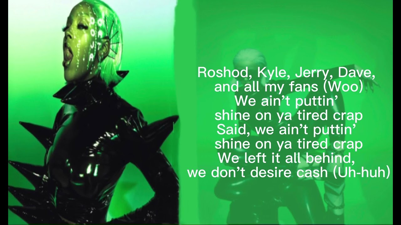 Bound 2 Remix - Doja cat (lyric video) - YouTube