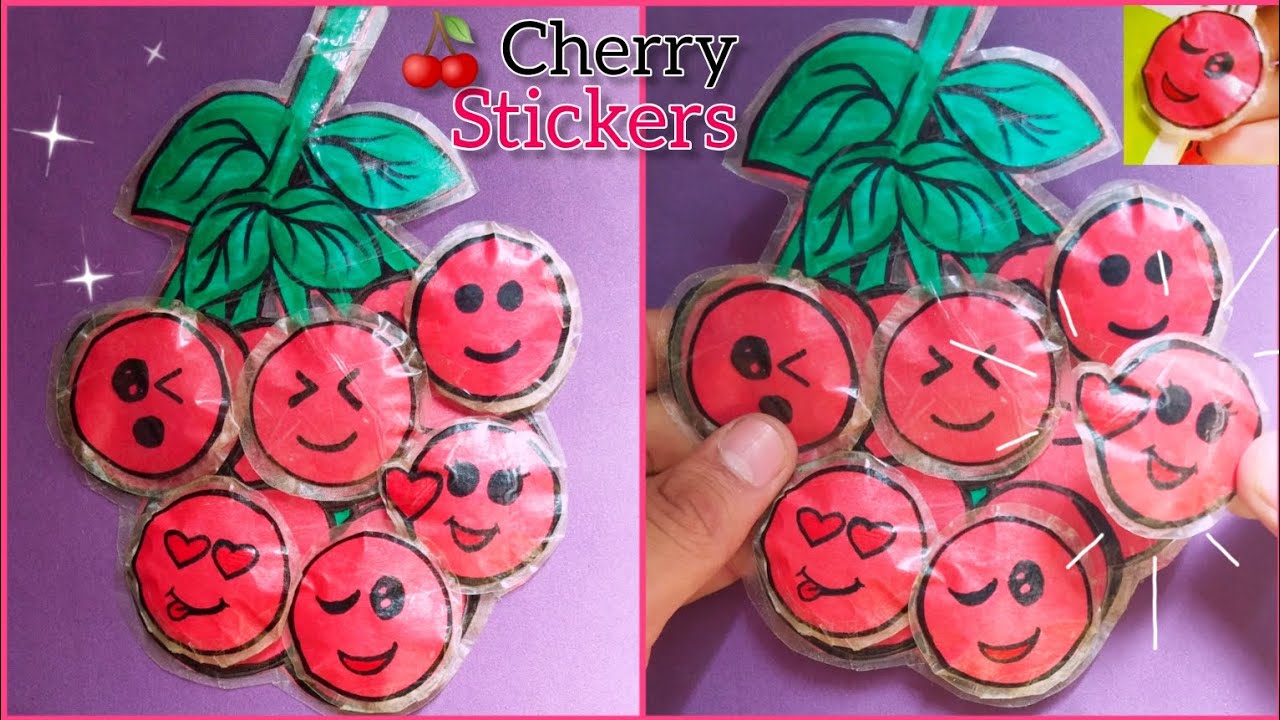 Make Emoji Stickers At Home / Make Stickers With Papers / Homemade ...