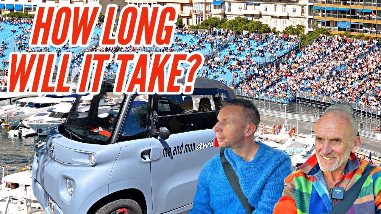 We race our CITROEN AMI round MONACO GRAND PRIX circuit! - YouTube