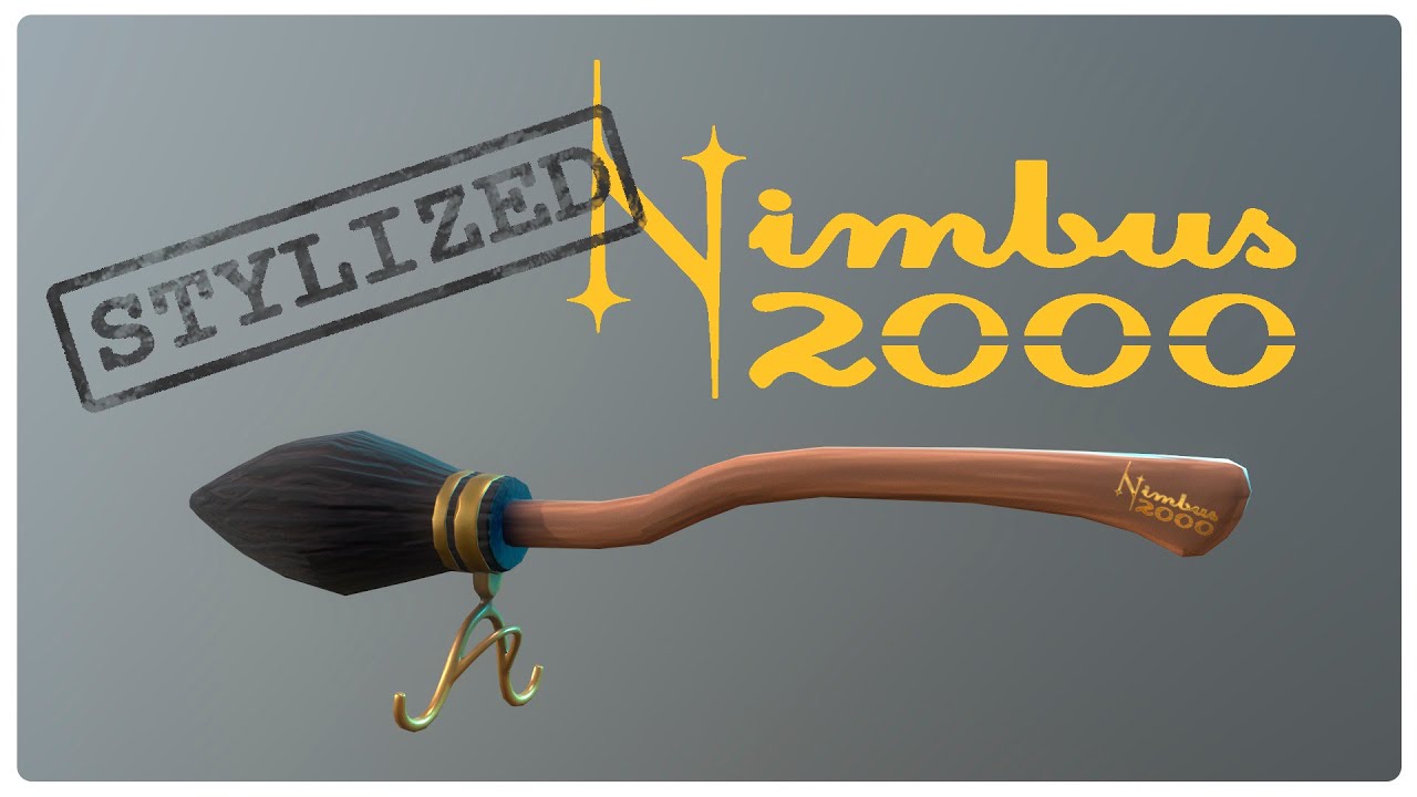 Making of stylized Nimbus 2000 - YouTube