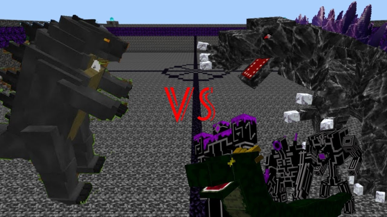 Godzilla addon vs orespawn addon - YouTube