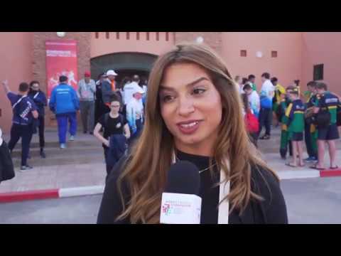 Marwa Amri, Olympic Games bronze medallist in Wrestling, visiting ...