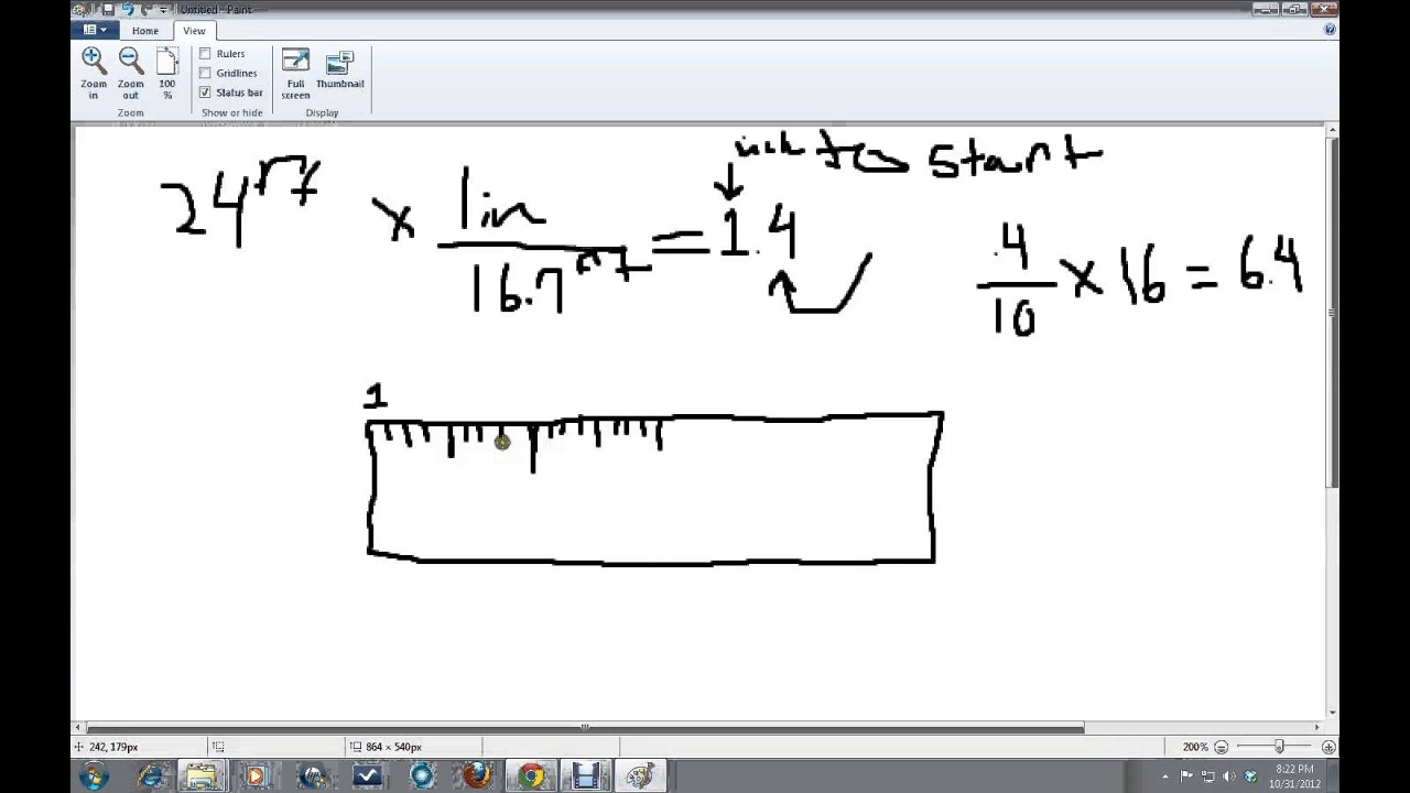How to create a scale Factor. - YouTube