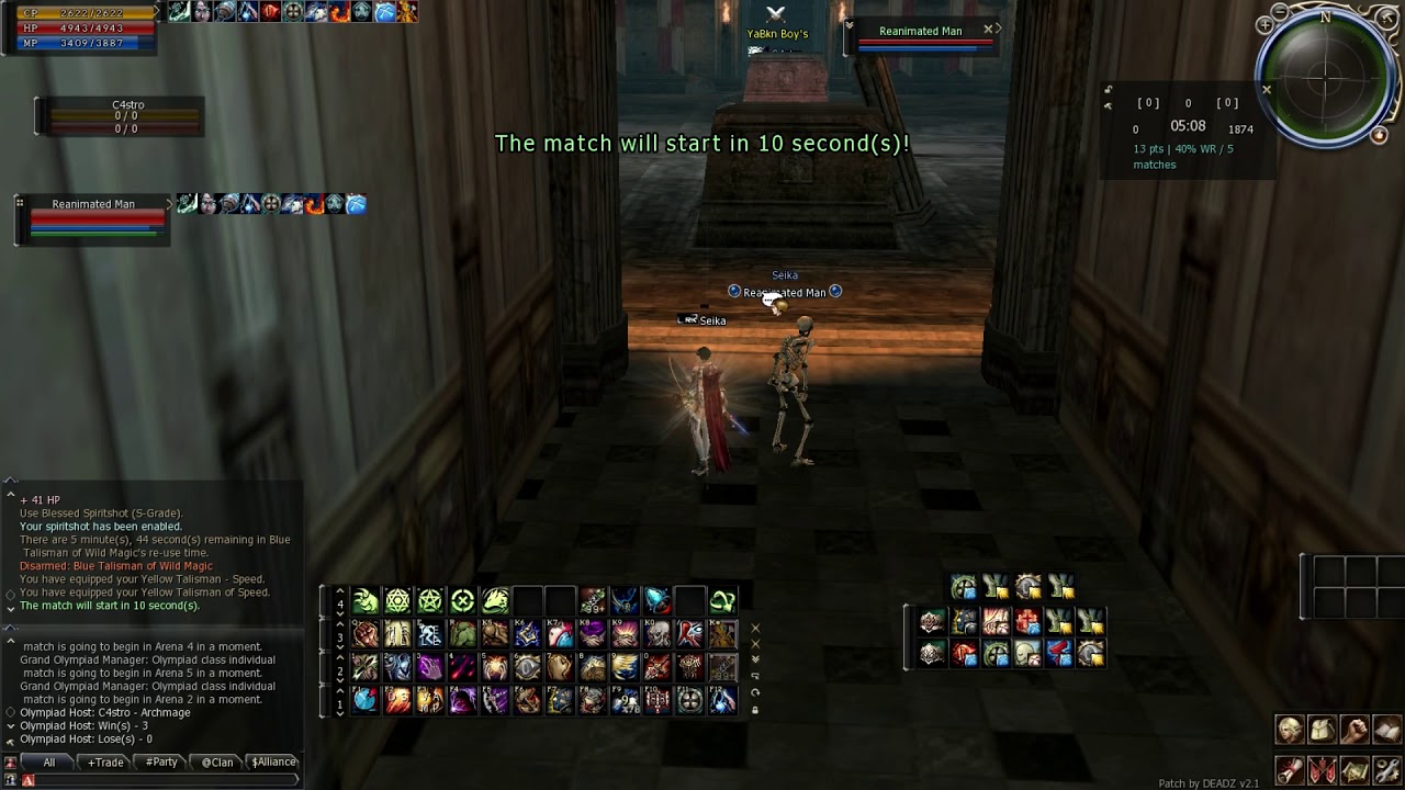 Lineage 2 Olympiad H5 Mystic Muse - YouTube