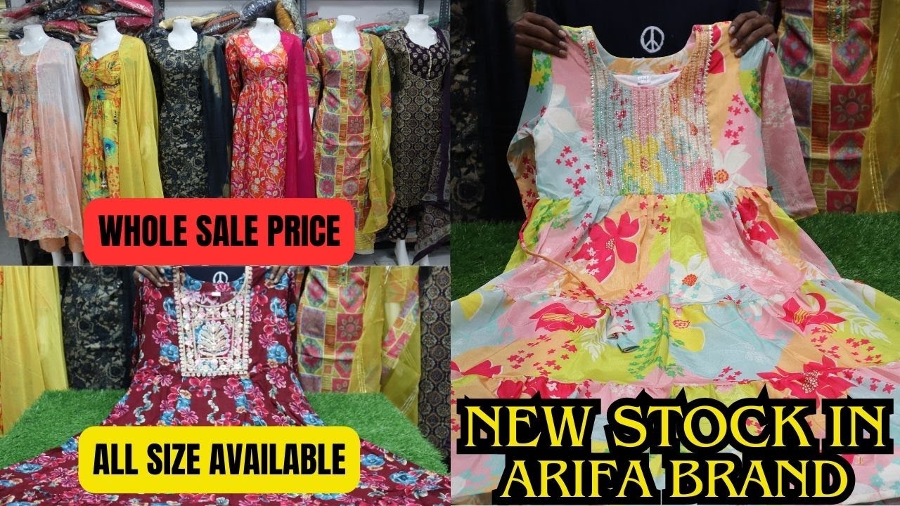 NEW STOCK IN ARIFA BRAND || SINGLE ALSO AT WHOLE SALE PRICE|| PARTY ...