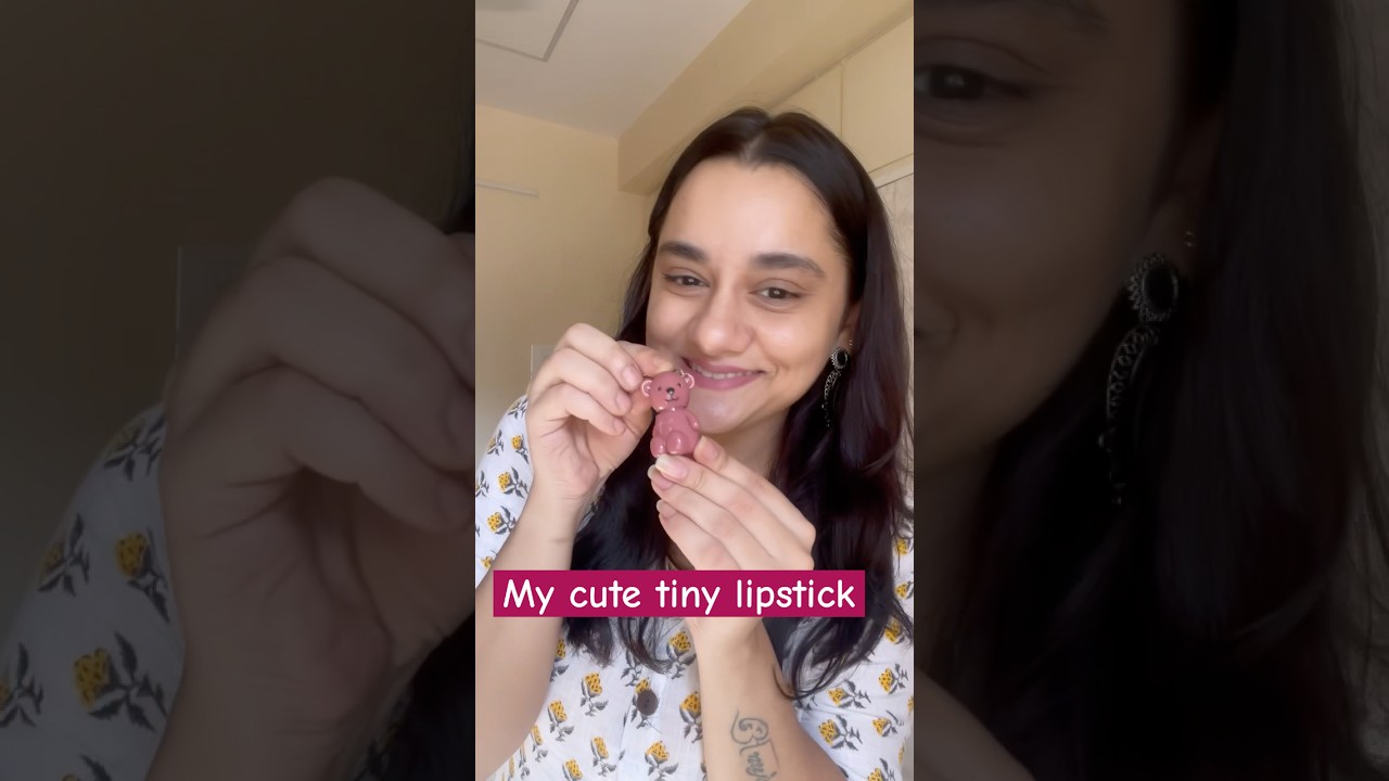 My cute tiny lipstick 💄 #minilipstick #shorts #cute #youtubeshorts # ...
