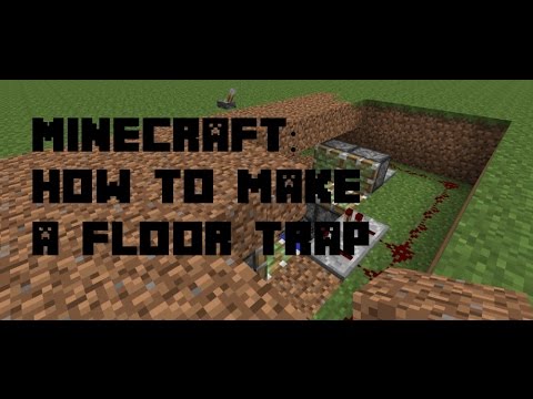 Minecraft: How to Make a Floor Trap - YouTube