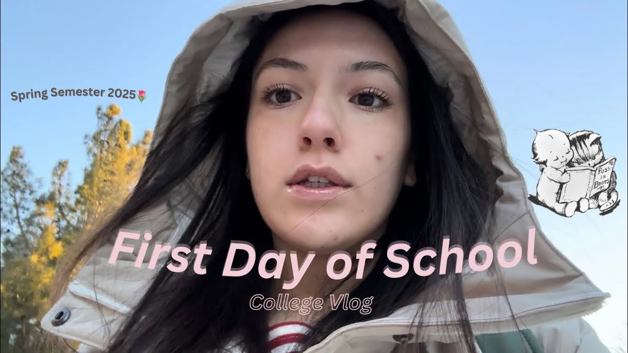 First Day of School- College Student Vlog📖 - YouTube