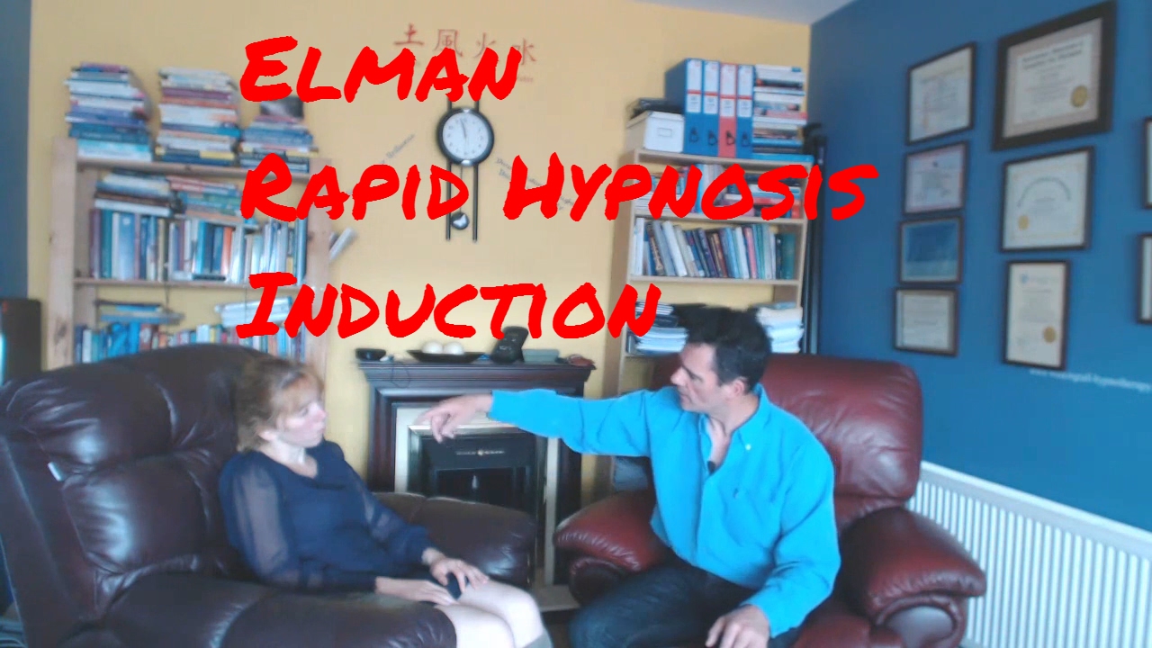 how to do Elman Hypnosis rapid instant Induction Demonstration - YouTube