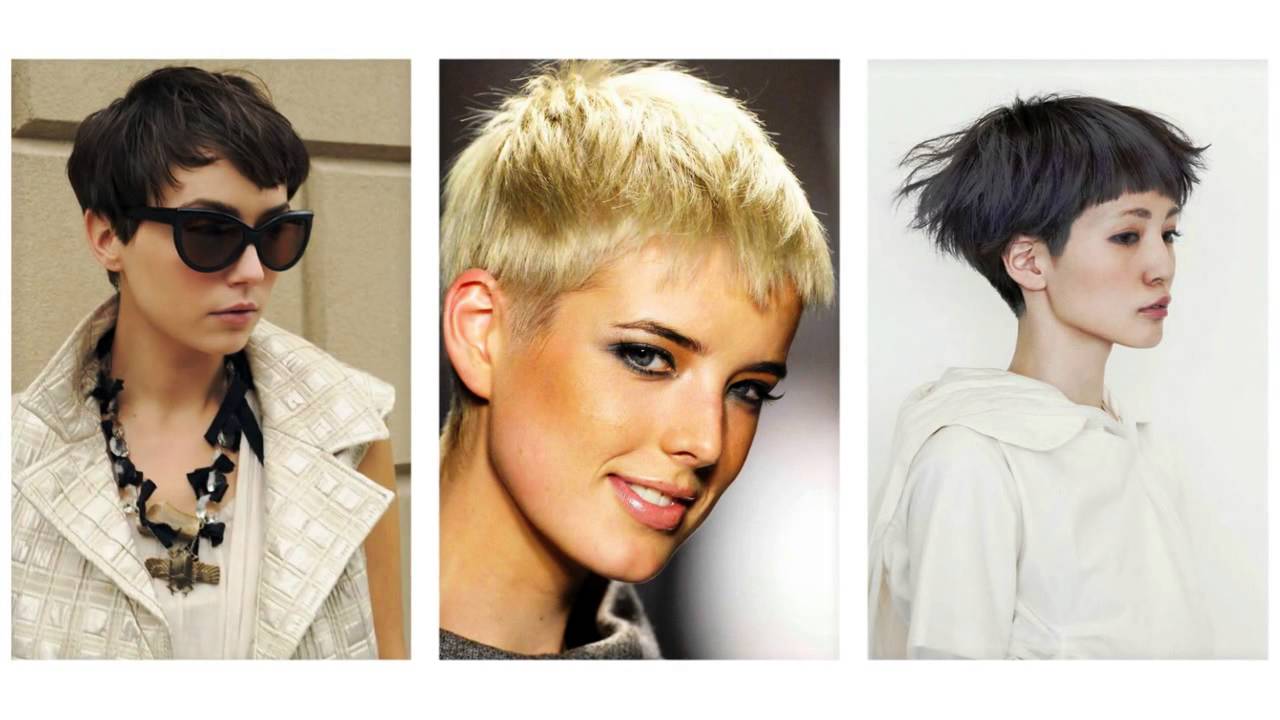 Női rövid frizurák - YouTube