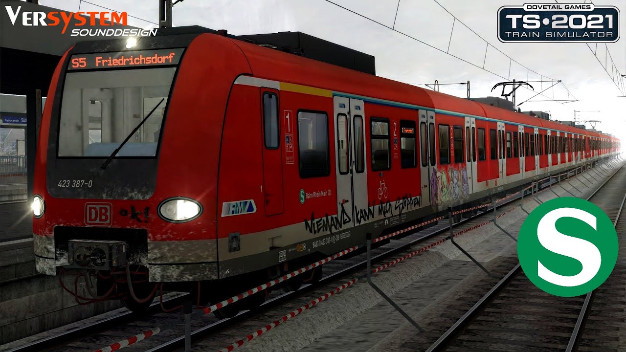 TRAIN SIMULATOR 2021 - S5 nach Friedrichsdorf - PACK von Versystem (2) | BR 423 | S-Bahn Rhein ...