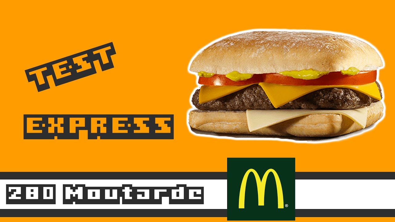 280 Moutarde - McDonald's - Test Express - YouTube
