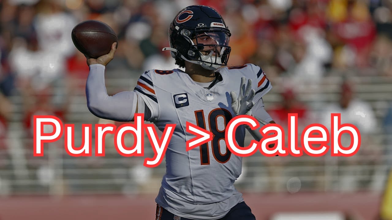 REACT: Brock Purdy is better than Caleb Williams - YouTube