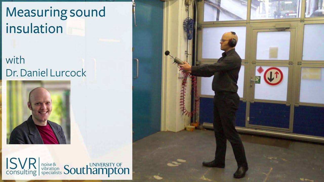 Measuring sound insulation - YouTube