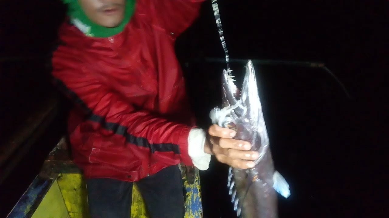 NIGHT FISHING, Sariaya Quezon 19kilos, spada or liwit, #HANDLINE. - YouTube