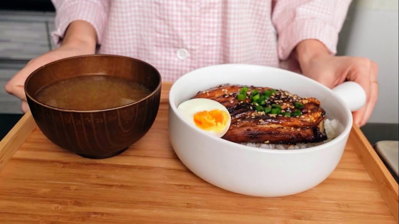 Vegan Japananese Eel Rice I Yogurt pancake I Scratch art | Vlog - YouTube