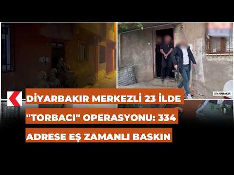 Diyarbakır merkezli 23 ilde \