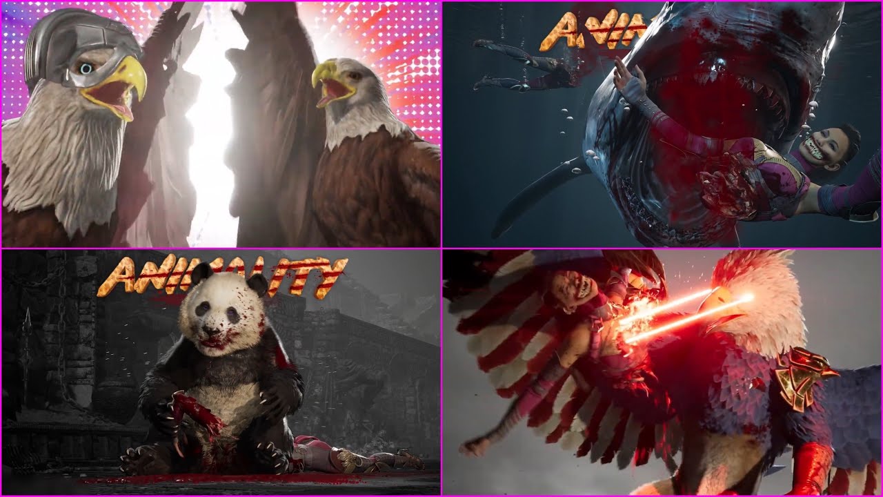 ALL ANIMALITIES ON MILEENA - Mortal Kombat 1 Khaos Reigns - YouTube