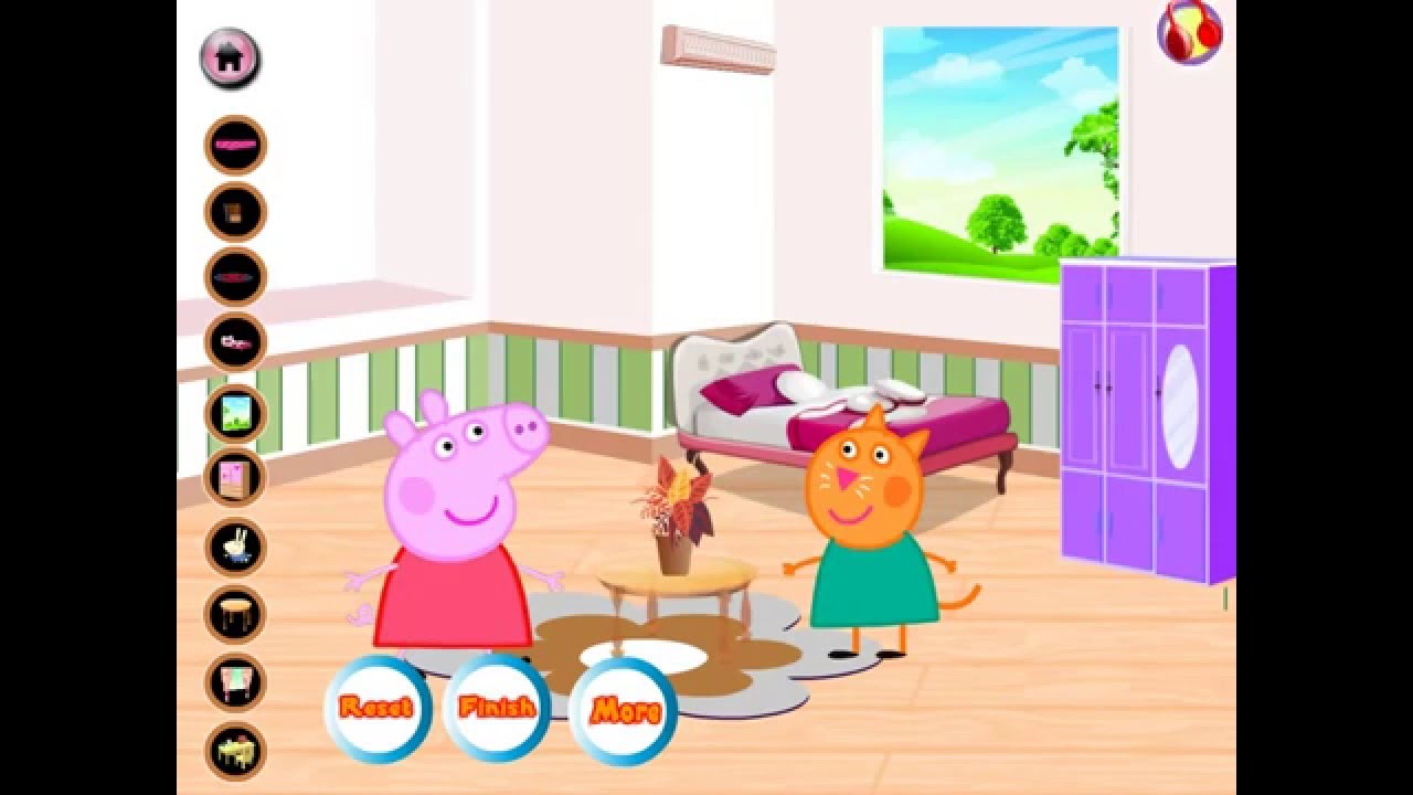 Peppa Pig Room Decor \ Свинка Пеппа украшает комнату - YouTube