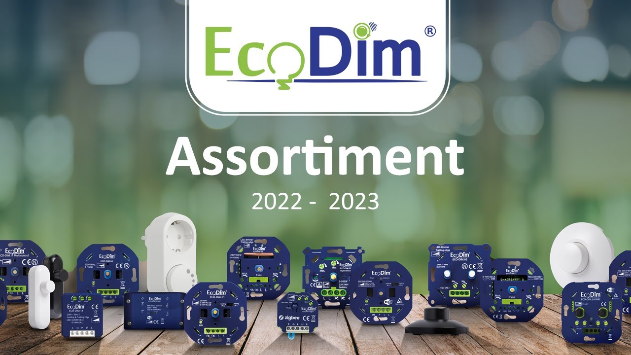 EcoDim led dimmers assortiment 2022-2023 - YouTube