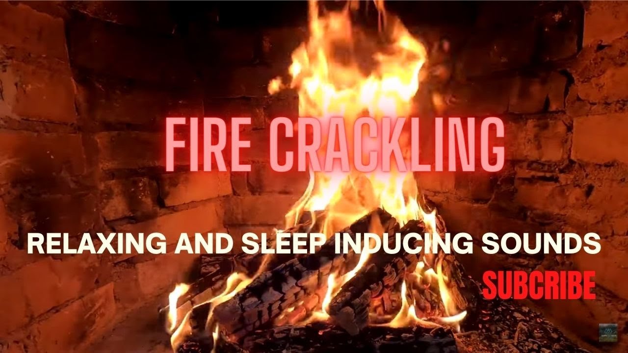 4K HD ASMR 2H Of Relaxing Fireplace Sounds Burning Fireplace & Crackling Fire Sounds for Sleep ...