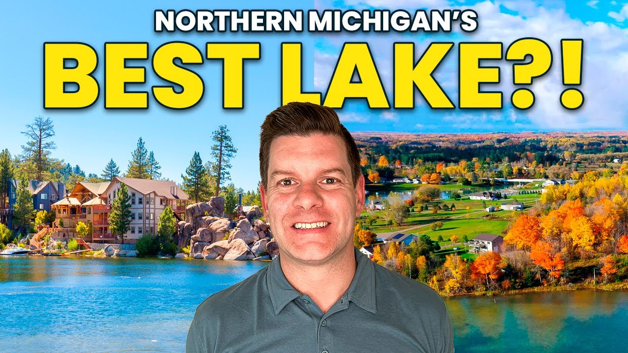 Northern Michigan's BEST Lakefront Living - Burt vs Mullet Lake - YouTube