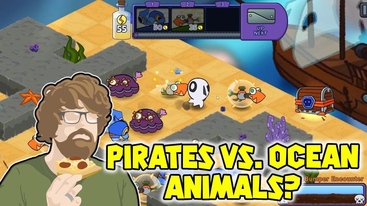 An interesting mix of Plants vs. Zombies + survors style game ...