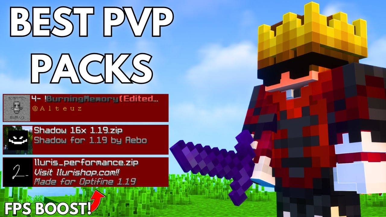 Top 3 Best Texture pack For PvP... - YouTube
