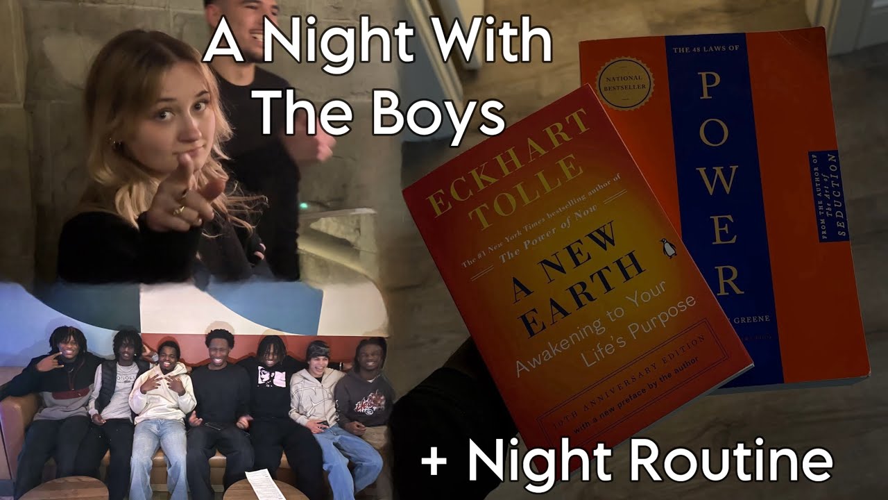 A NIGHT OUT WITH THE BOYS (+ night routine) - YouTube