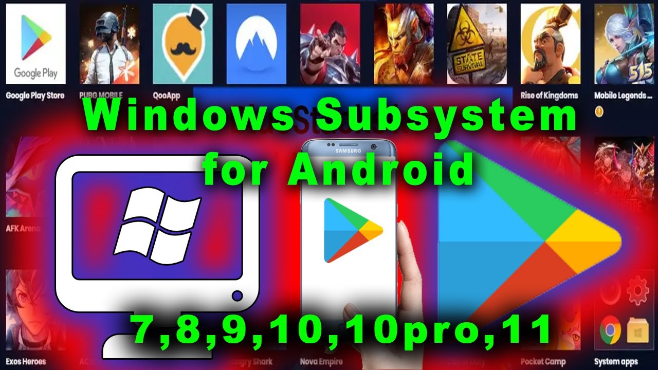 windows subsystem for android | How to run Android apps on Windows 7,8 ...