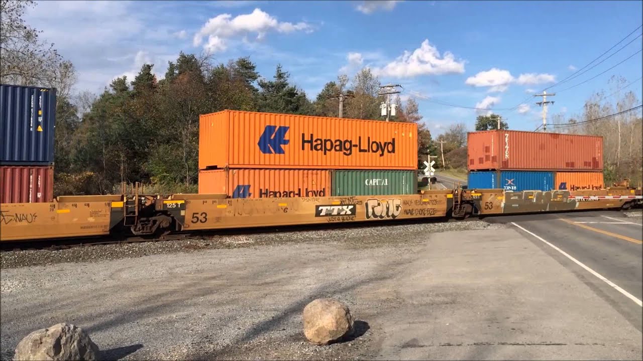 Railfanning CSX Rochester, NY: MOW, Intermodal, Light Power Move ...