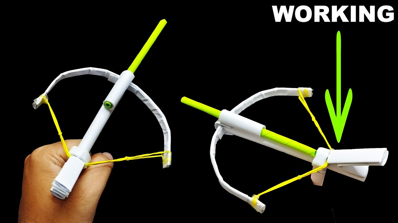 Paper Cross Bow |How to Make a Paper Crossbow|Easy Steps to make a ...