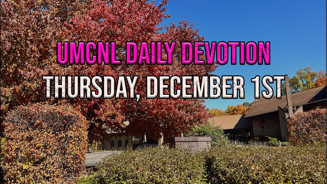 Daily Devotion [Thursday, December 1st] - YouTube