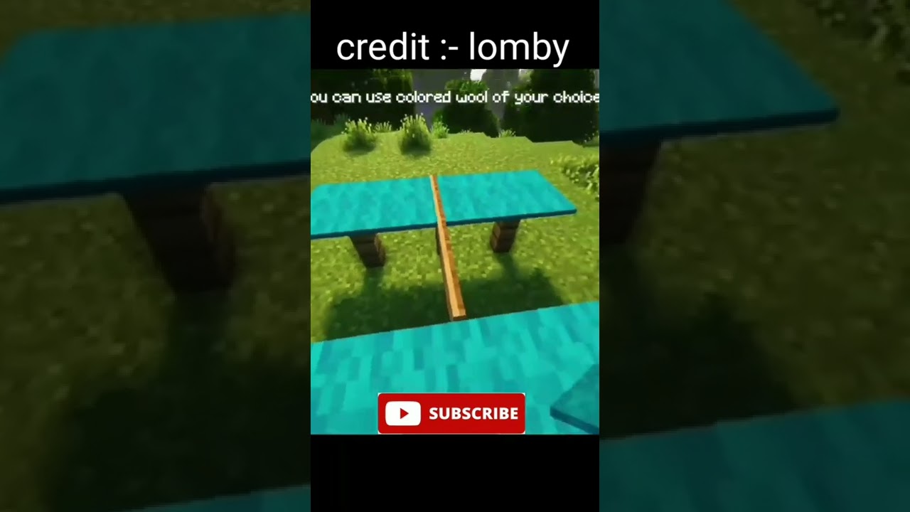 Ping-pong Table Tutorial | Minecraft PE | MINECRAFT pocket edition | # ...