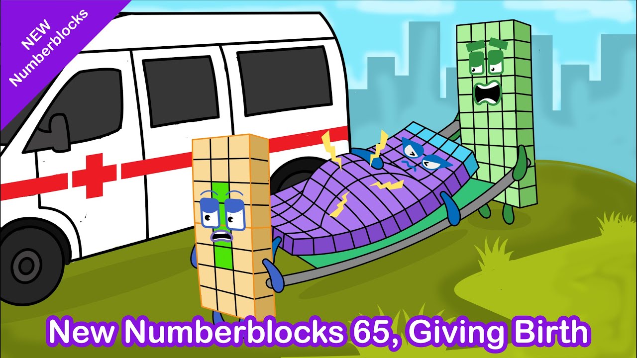 Numberblocks 65, Giving Birth | Numberblocks Fanmade Coloring Story ...