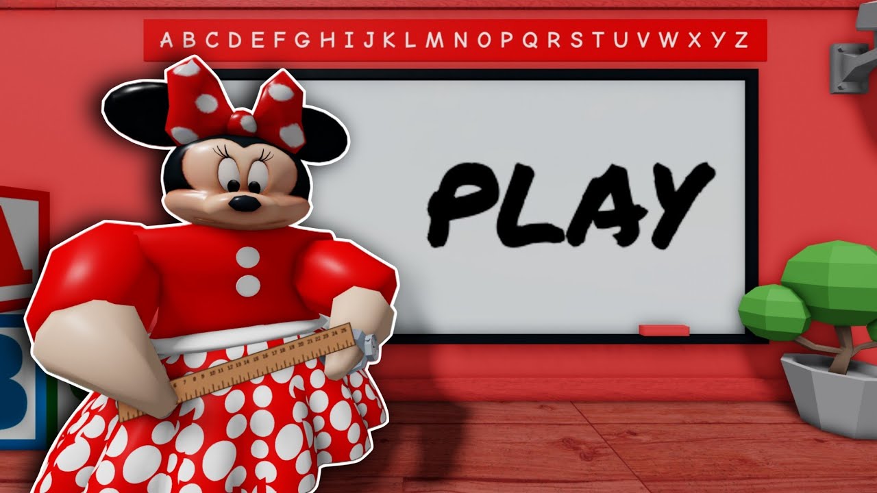 ROBLOX - ESCAPE TEACHER MINNIE BARRY'S PRISON SCHOOL OBBY - YouTube