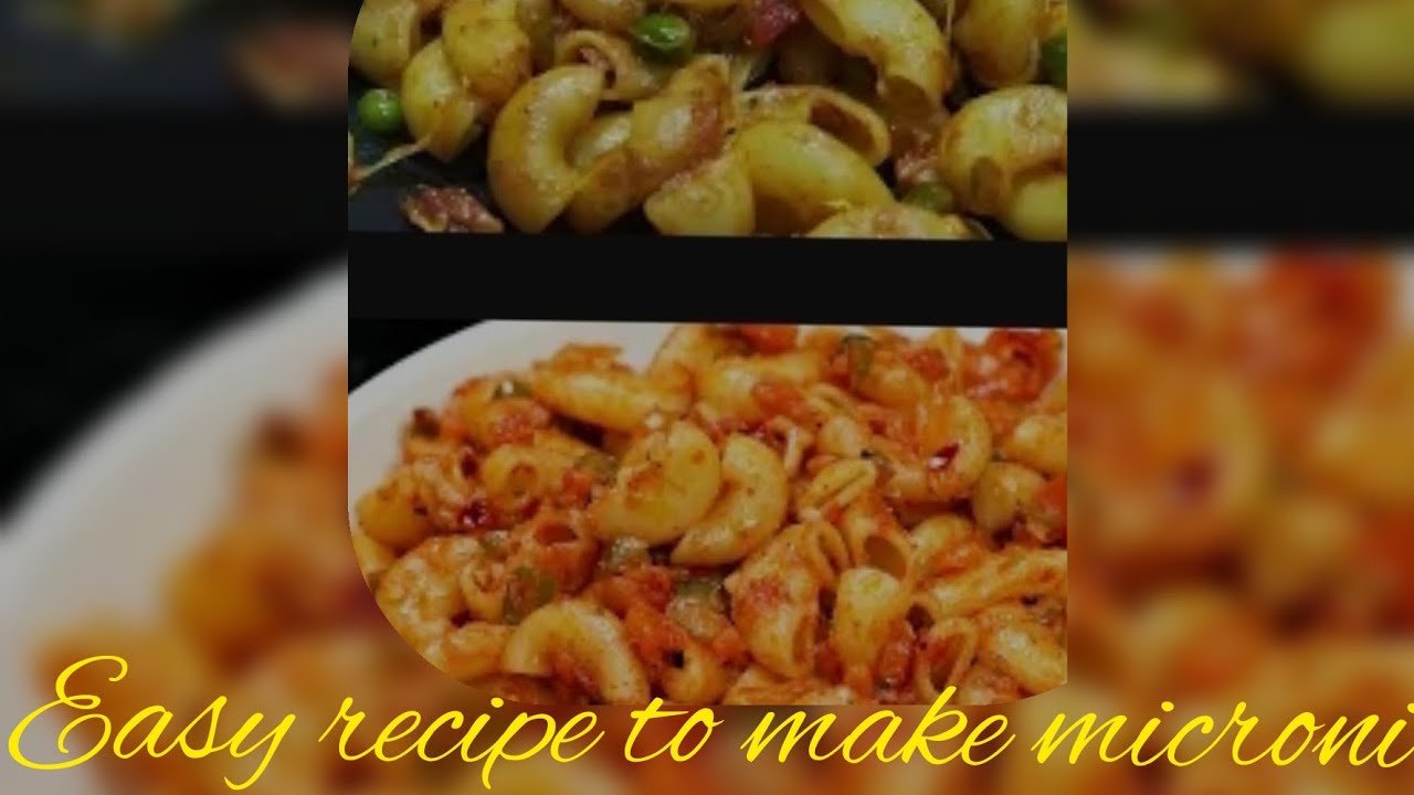 how to make microni with my style | microni easy recipe - YouTube