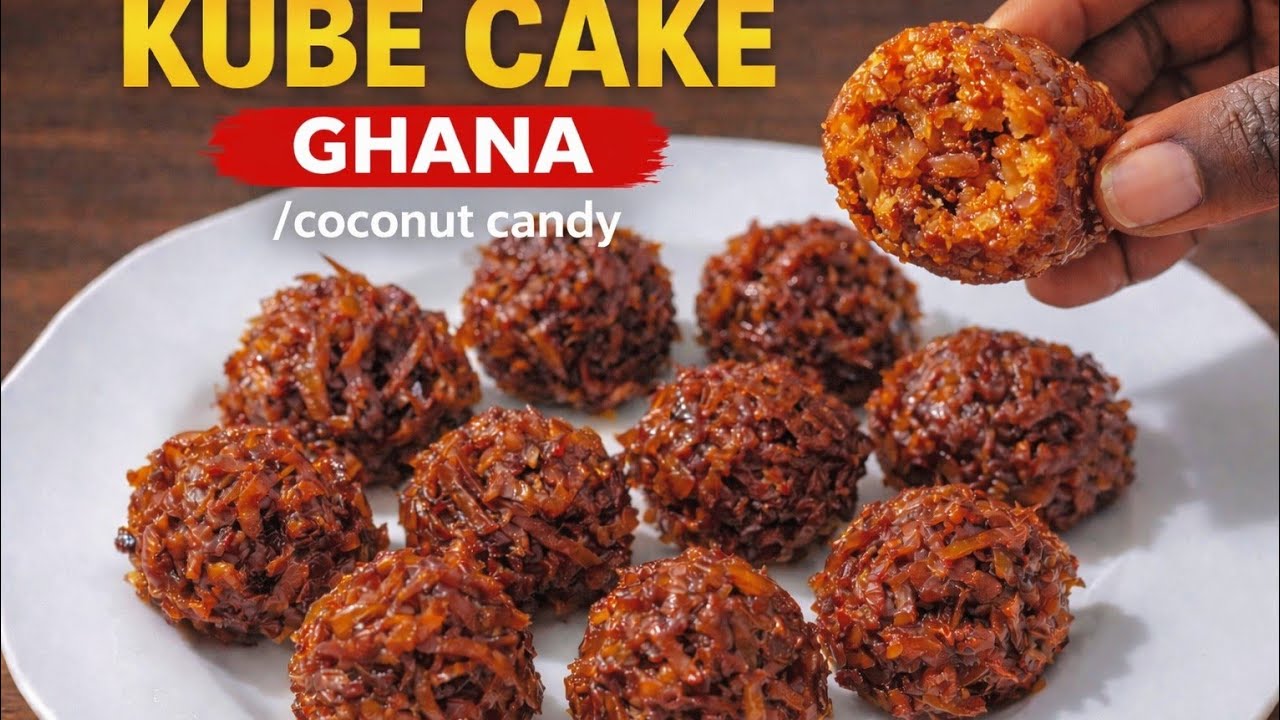How To Make Kube Cake Ghana | Authentic Ghana Coconut Candy Recipe ...