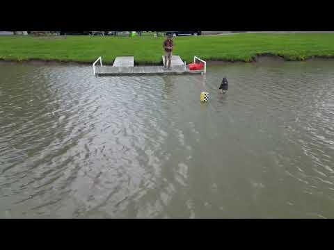 Footy sailing Buffalo Model Boat Club June 2024 - YouTube