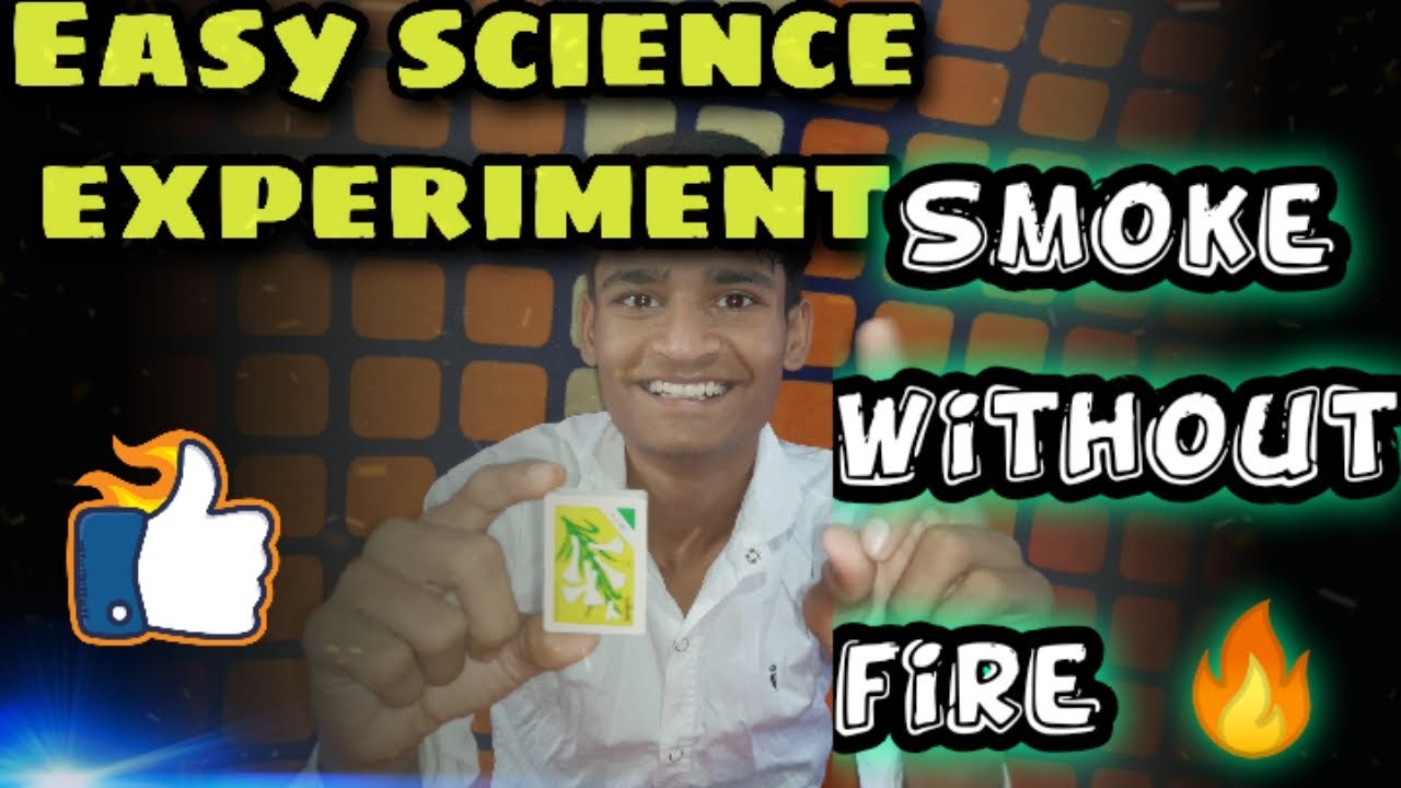 #Smoke without fire 🔥 🔥# experiment at home | Easy science experiment ...